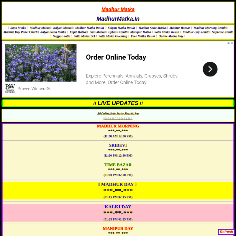 Manipur Satta Chart Faculty Feedback Portal